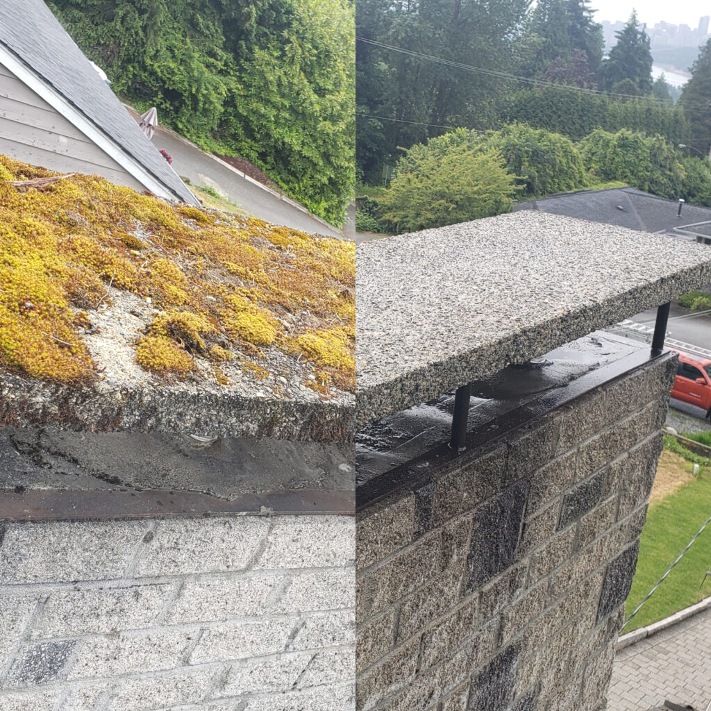 Chimney pressure washing - The best in Vancouver - Matt’s home services